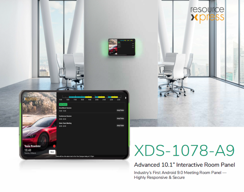 XDS-1078-A9 Meeting Room Screen - ResourceXpress