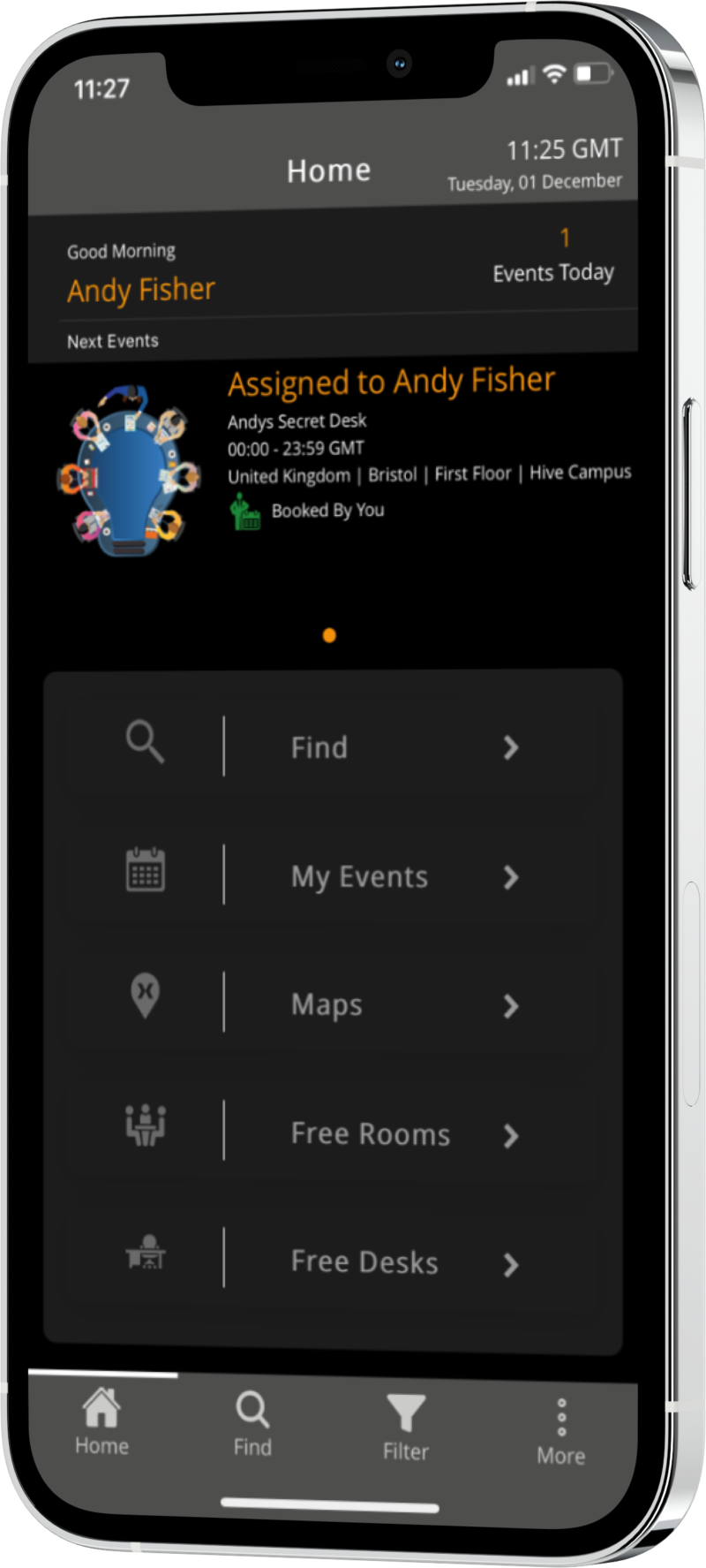 Workspace Booking Mobility